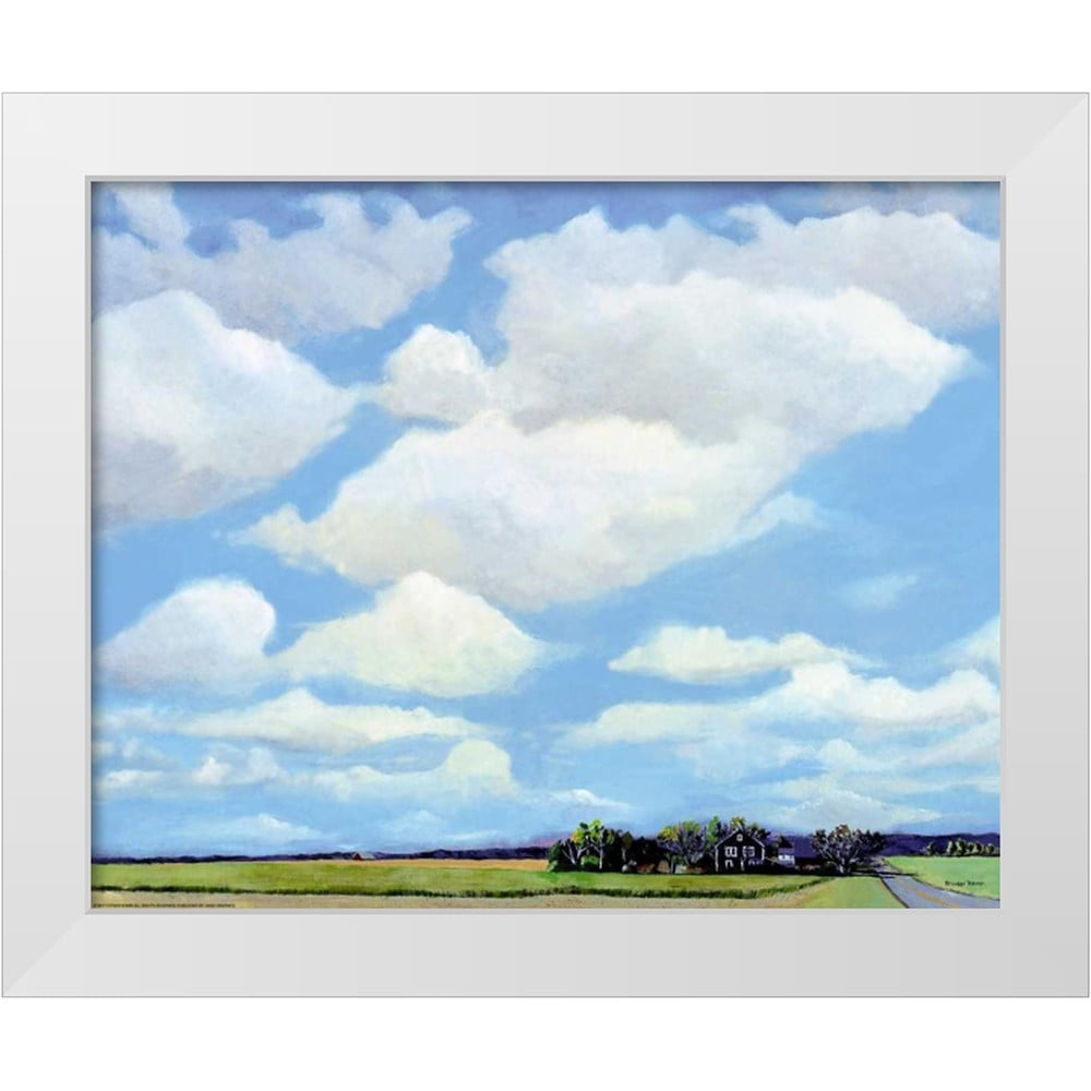Romm, Steven 14x12 White Modern Wood Framed Museum Art Print Titled ...