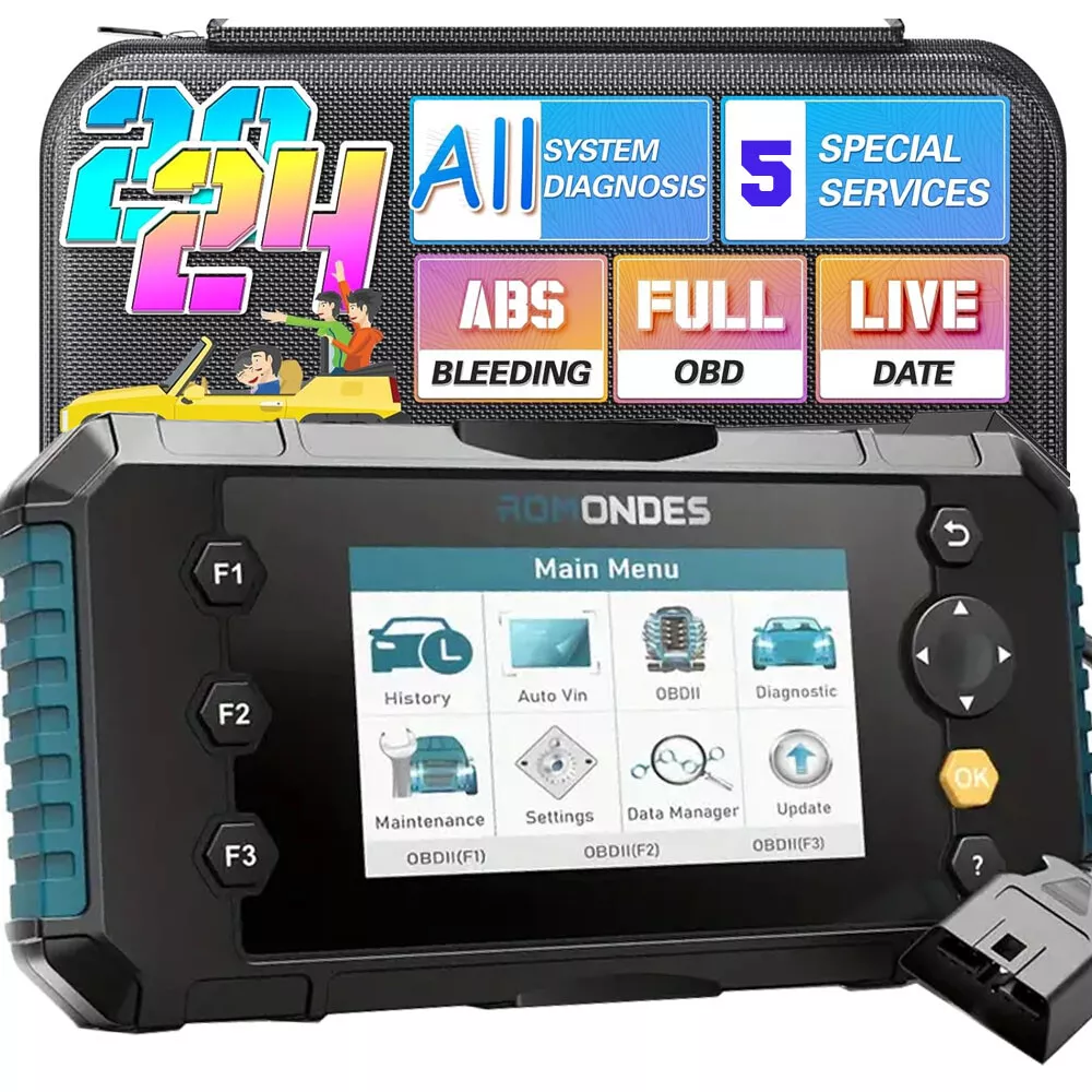 Romondes RD4000 OBD2 Car Scanner Automotive Diagnostic Tool Scan All ...