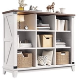 Romorgniz 9-Cube Storage Organizer & Bookshelf,Cubby Shelving Unit for ...