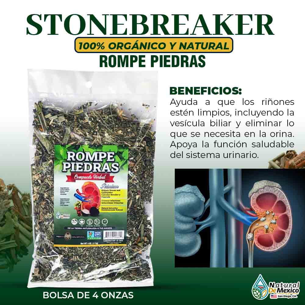 Rompe Piedras Herbal Tea 4 oz. 113gr. Stonebreaker Tea Piedras, Vejiga ...