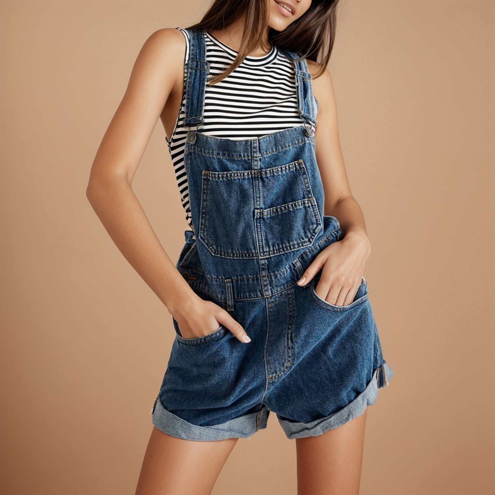 Rompers for Women Rompers for Women 2024 Loose Explosive - Walmart.com