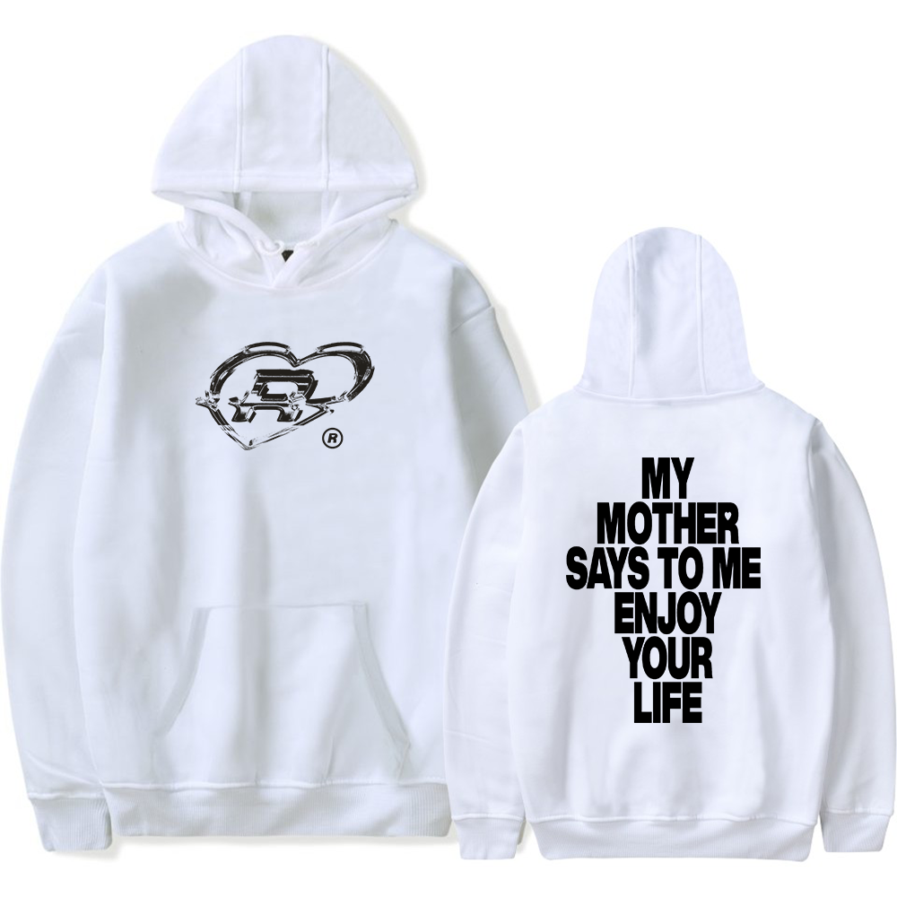 Romy Merch Enjoy Your Life Hoodie Men/Women Fashion Long Sleeve Casual ...