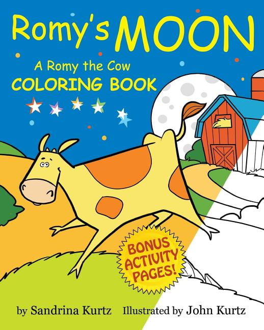 Romy's Moon Coloring Book: A Romy the Cow Coloring Book - Walmart.com
