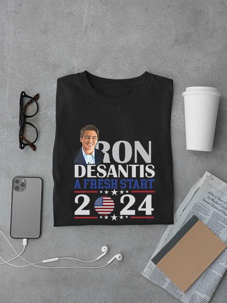 Ron Desantins Fresh Start 2024 T-shirt male's -SmartPrintsInk Designs ...