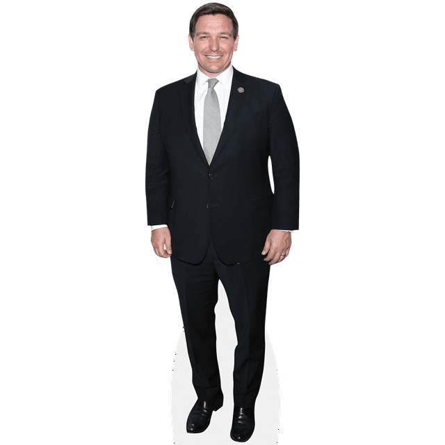 Ron Desantis (Suit) Mini Cardboard Cutout Standee - Walmart.com
