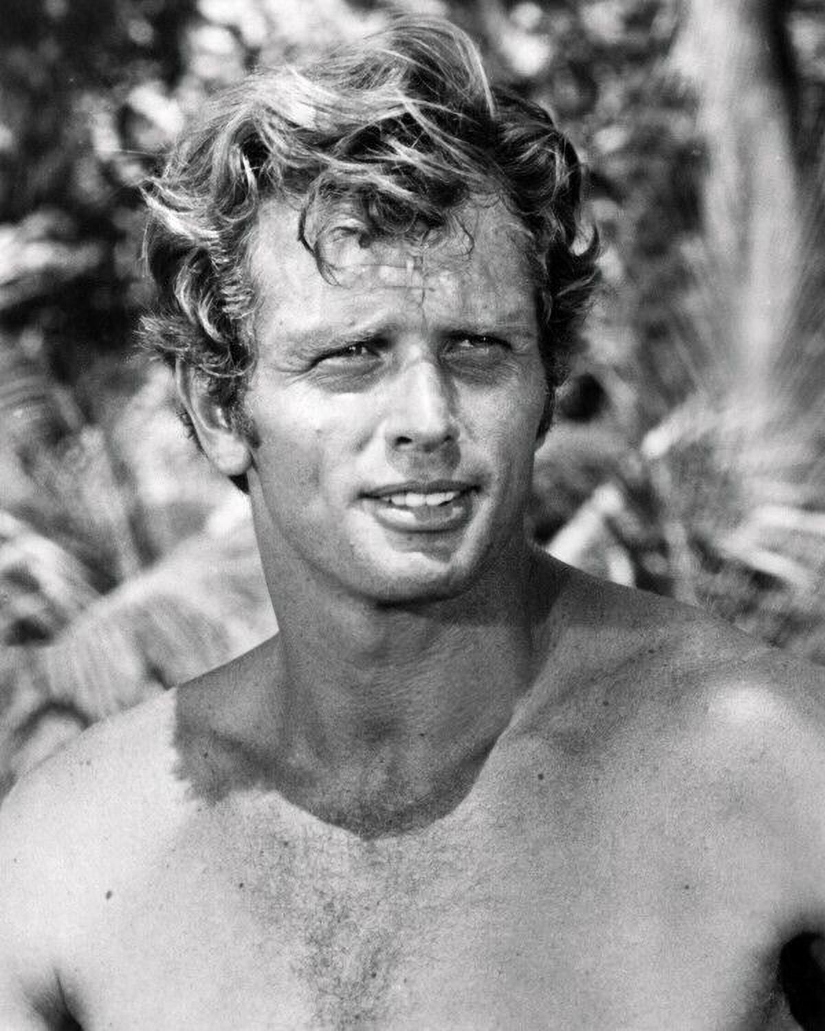 Ron Ely 1968 TV series Tarzan bare chested beefcake portrait 8x10 photo ...