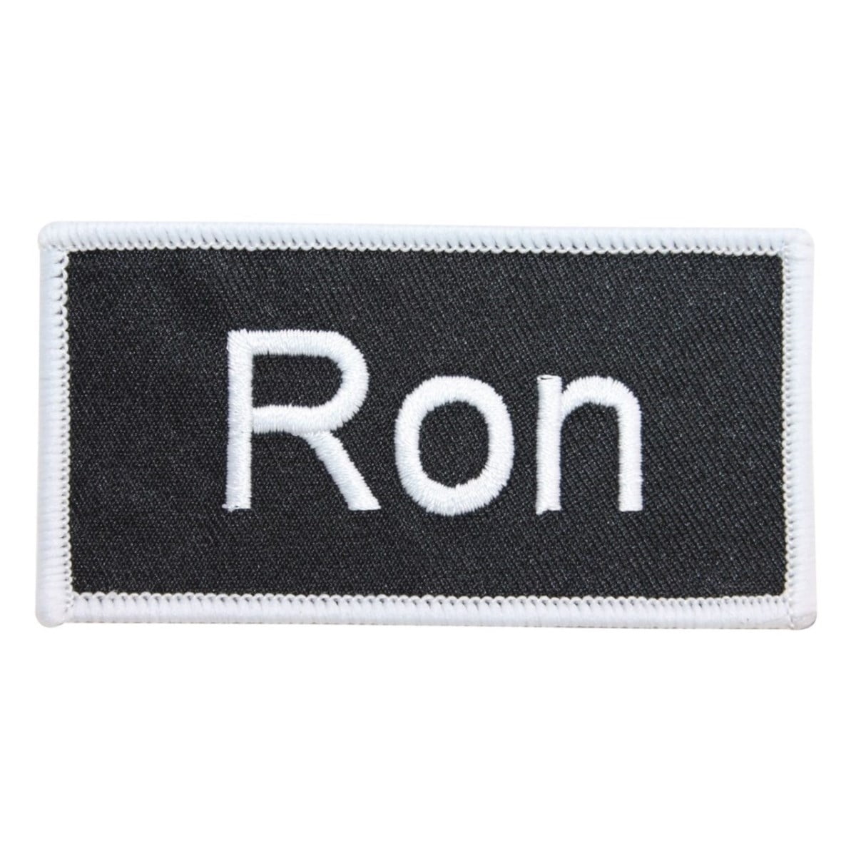 Ron Name Tag Patch Uniform ID Work Shirt Badge Embroidered Iron On ...
