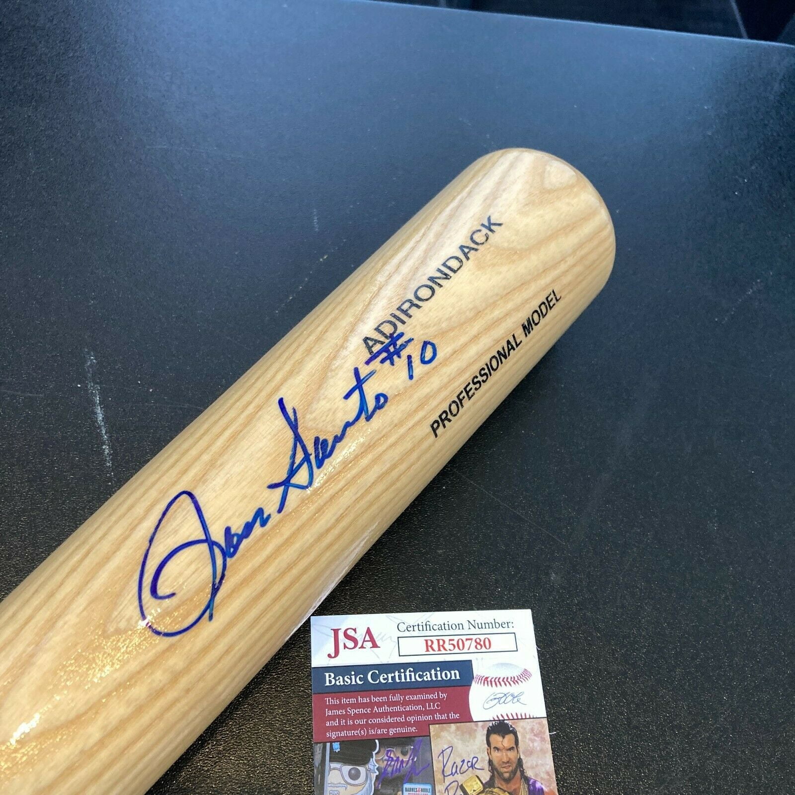 Ron Santo Signed Adirondack Baseball Bat 1969 Chicago Cubs With JSA COA ...