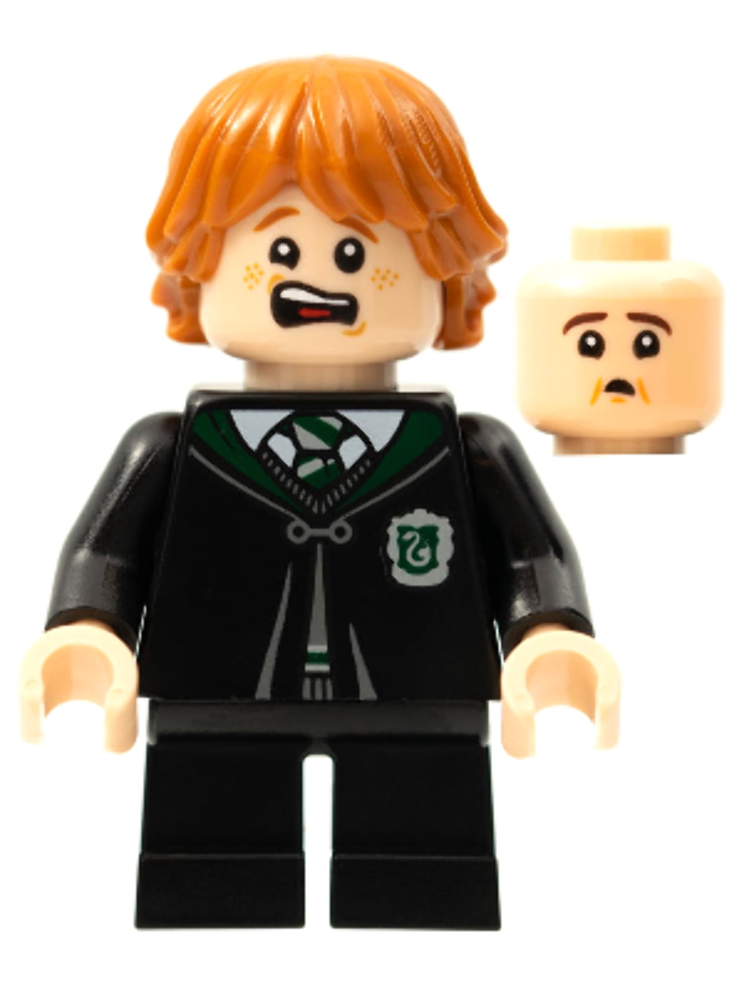 Ron Weasley (Slytherin Robe) - LEGO Harry Potter Minifigure (2021 ...