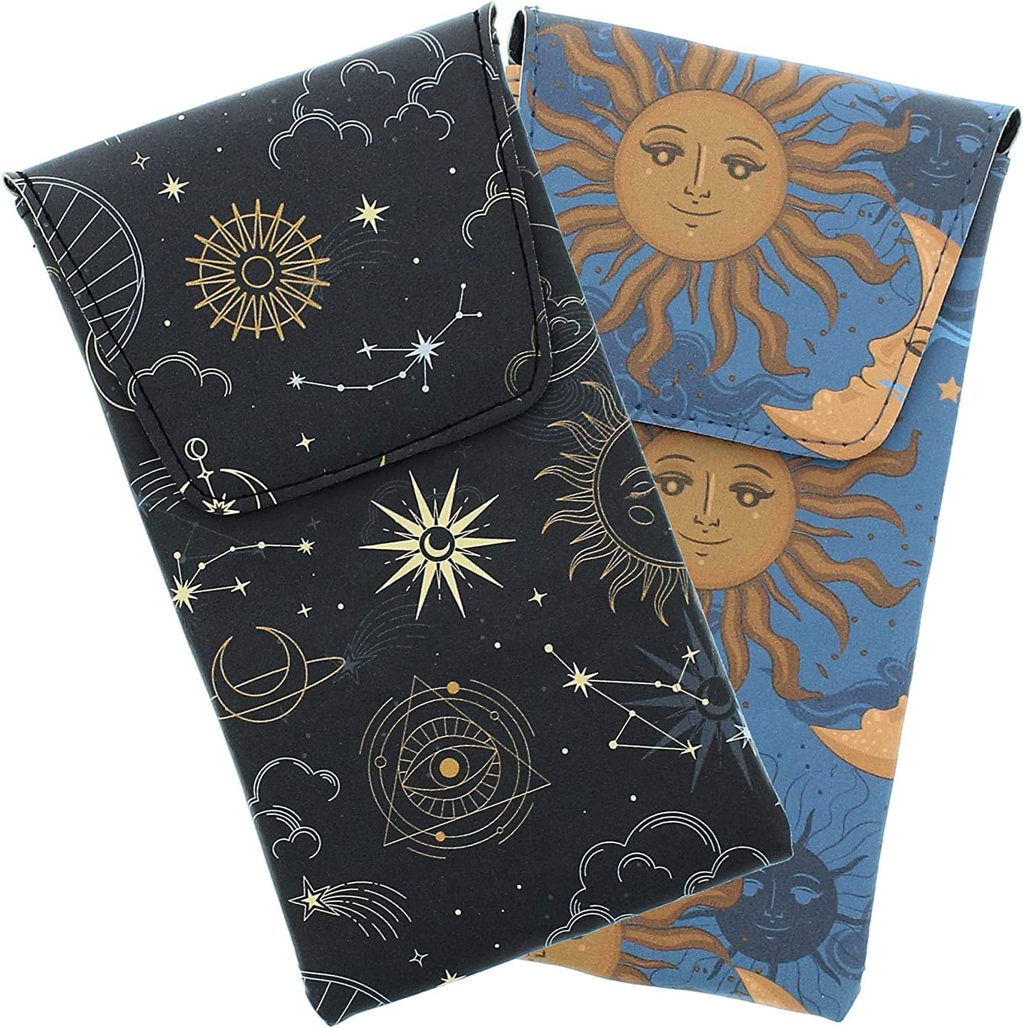 Ron's Optical 2 Pack Eyeglass Case Top Closure, Slip In Eyeglass Case ...