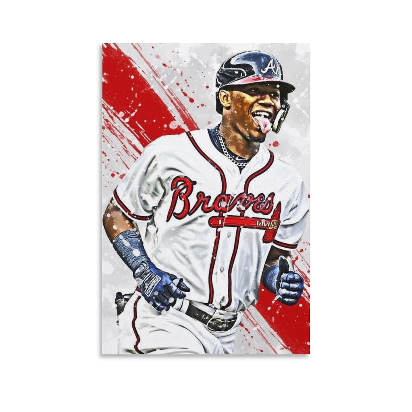 Ronald Acuña Jr. Acuna 2 Canvas Art Poster and Wall Art Picture Print ...