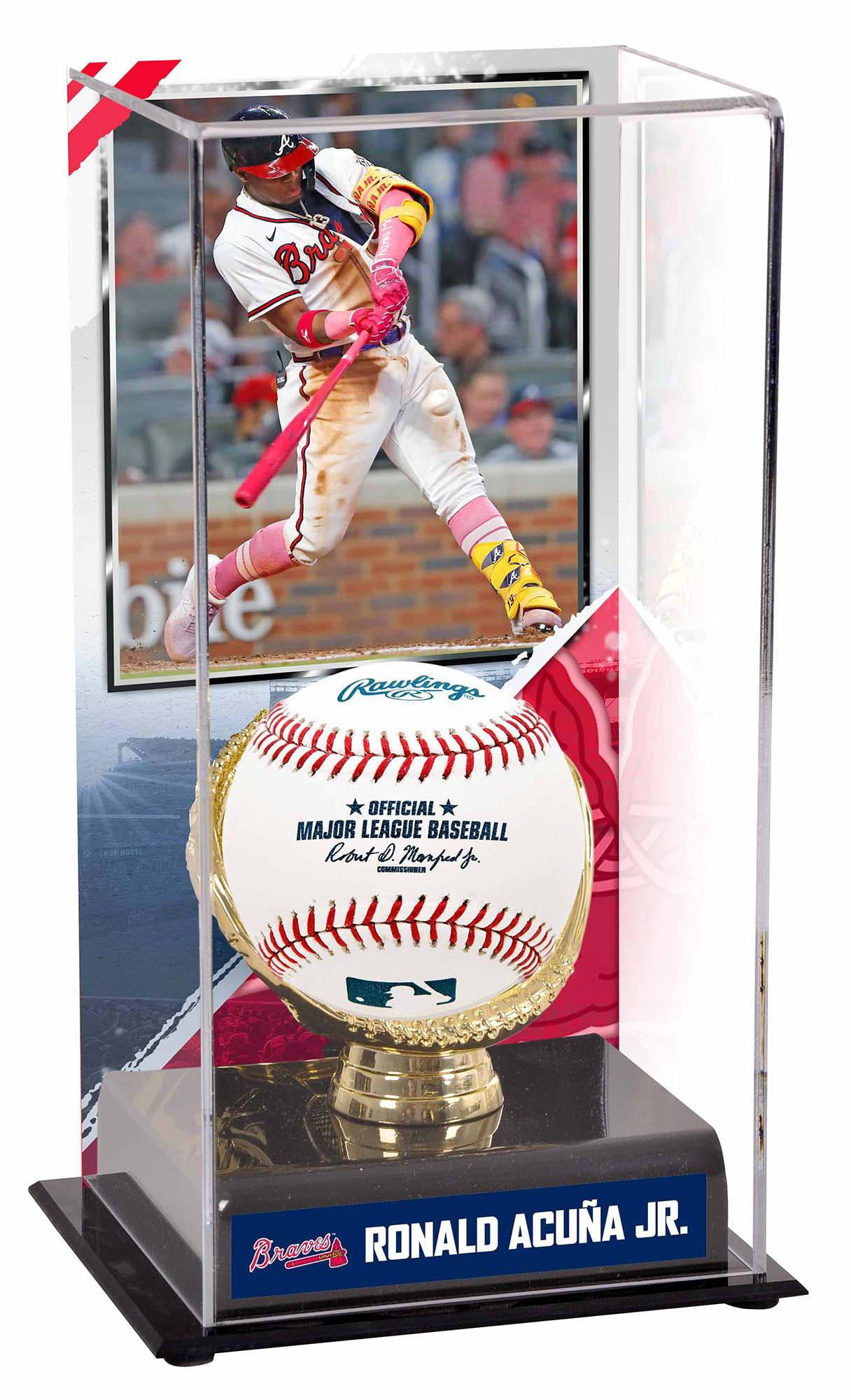 Ronald Acuna Jr. Atlanta Braves Gold Glove Display Case with Image ...