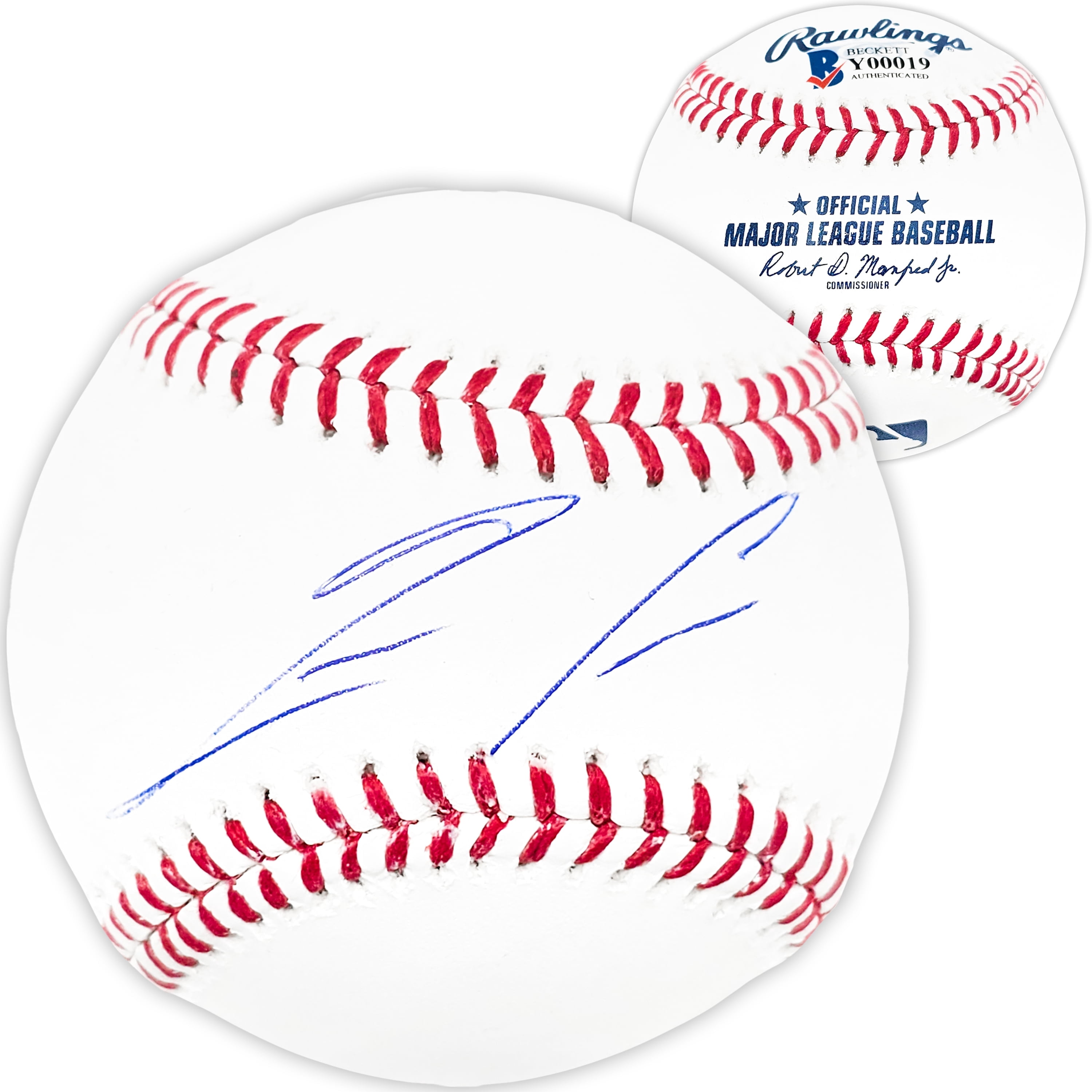 Ronald Acuna Jr. Autographed Official MLB Baseball Atlanta Braves ...
