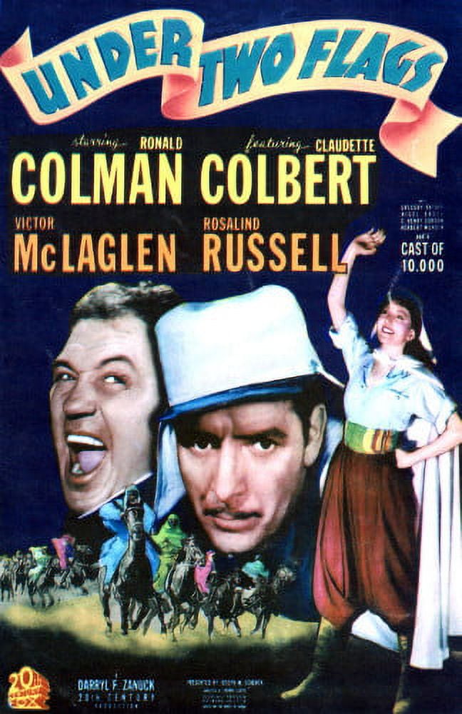 Ronald Colman and Claudette Colbert and Rosalind Russell in Under Two ...