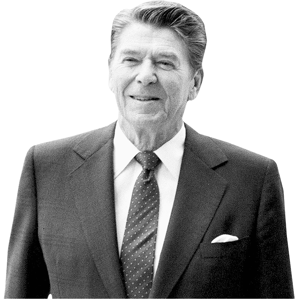Ronald Reagan (BW) Half Body Buddy Cutout - Walmart.com