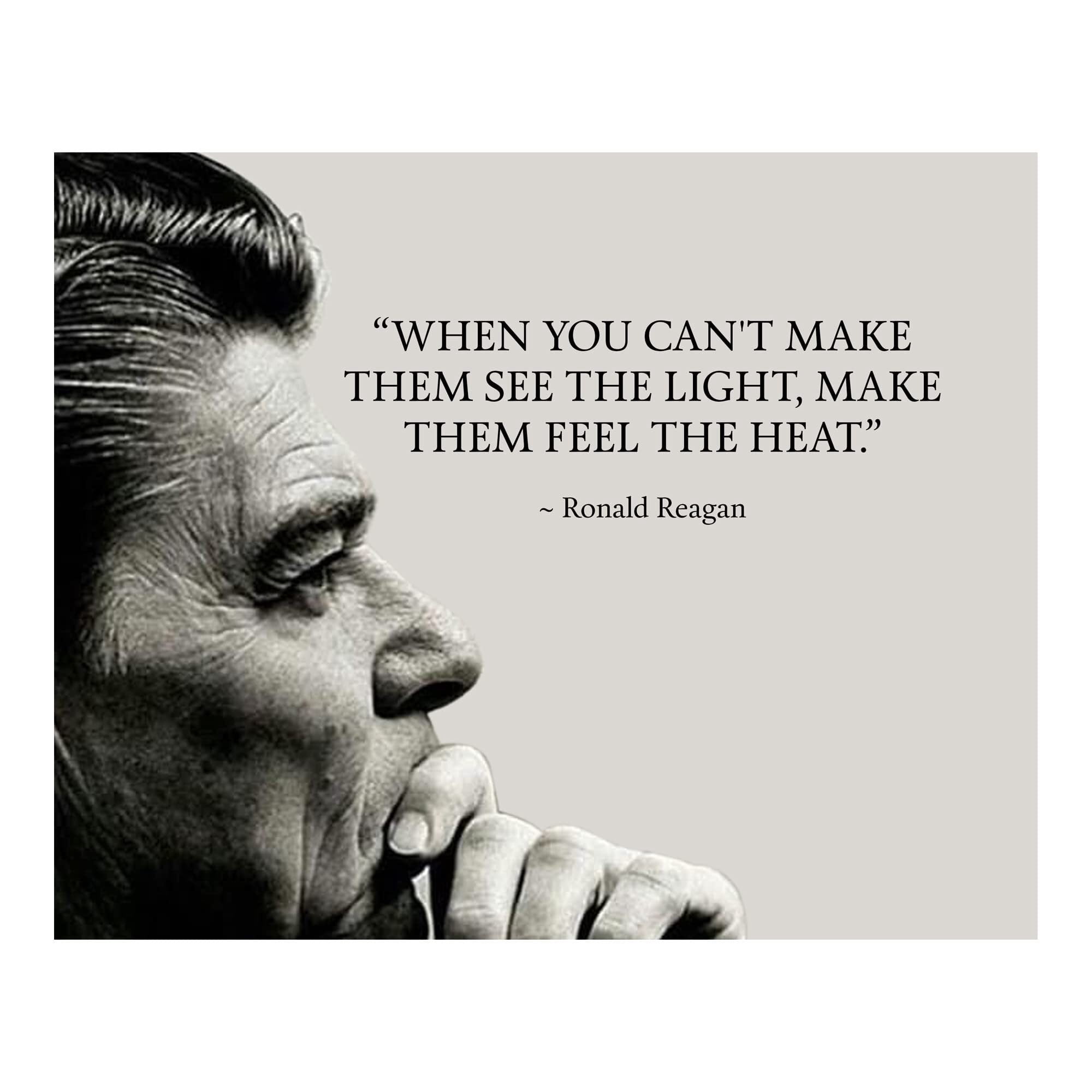 Ronald Reagan Quotes Wall Art - Make Them Feel The Heat, This American ...