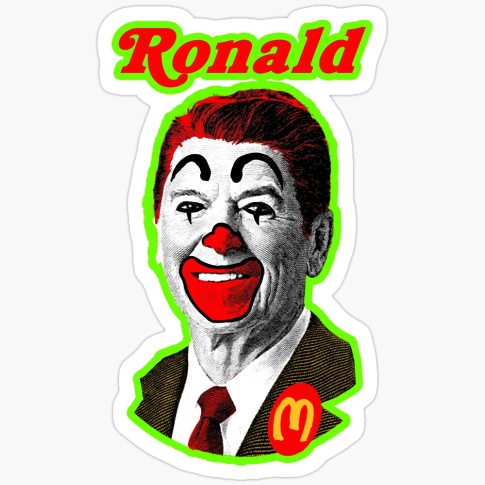 DOPASTICKER Ronald Gift You - Phone Stickers, Waterproof Decals Water ...