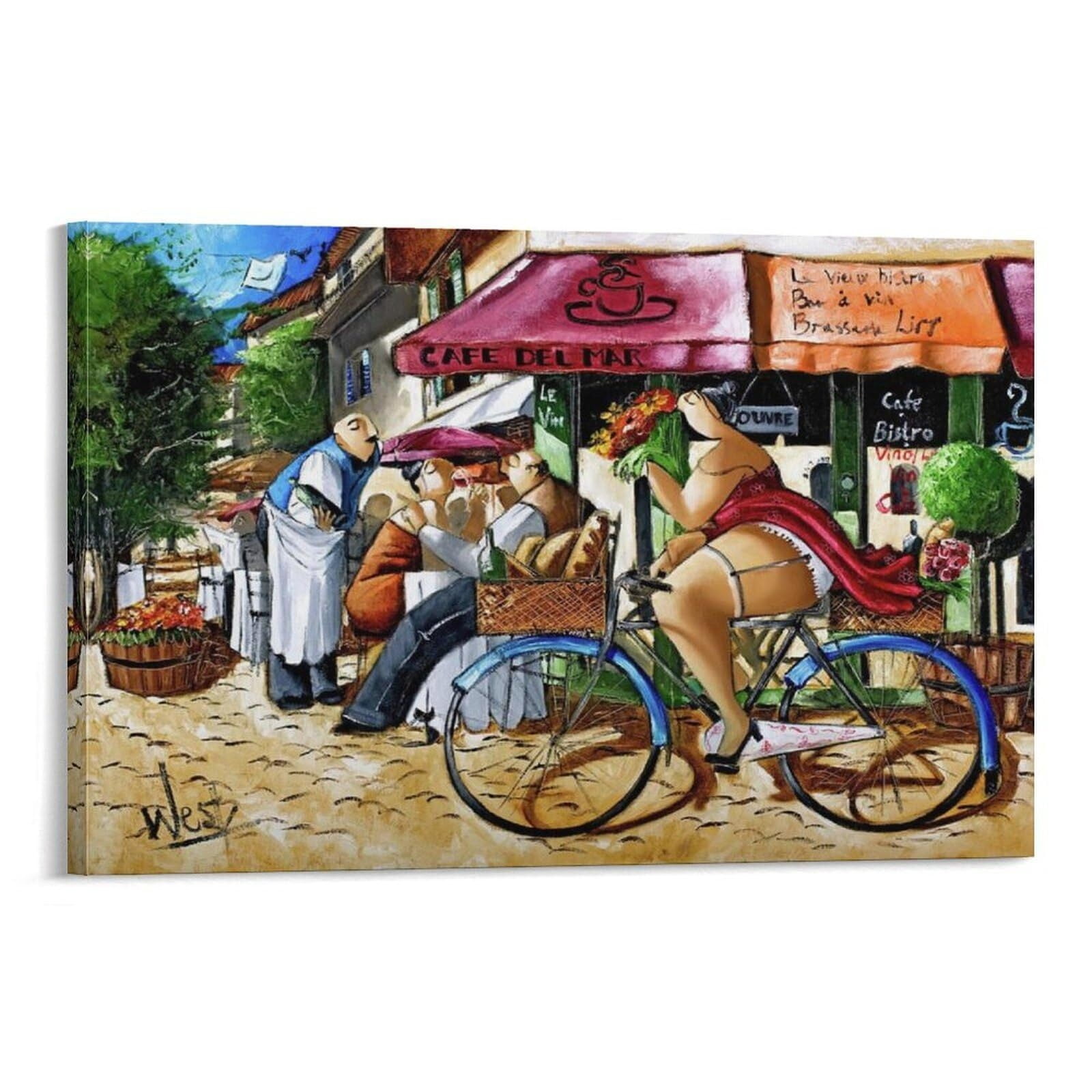 Ronald West Water Lunch Vintage Posters Canvas Wall Art Posters For ...