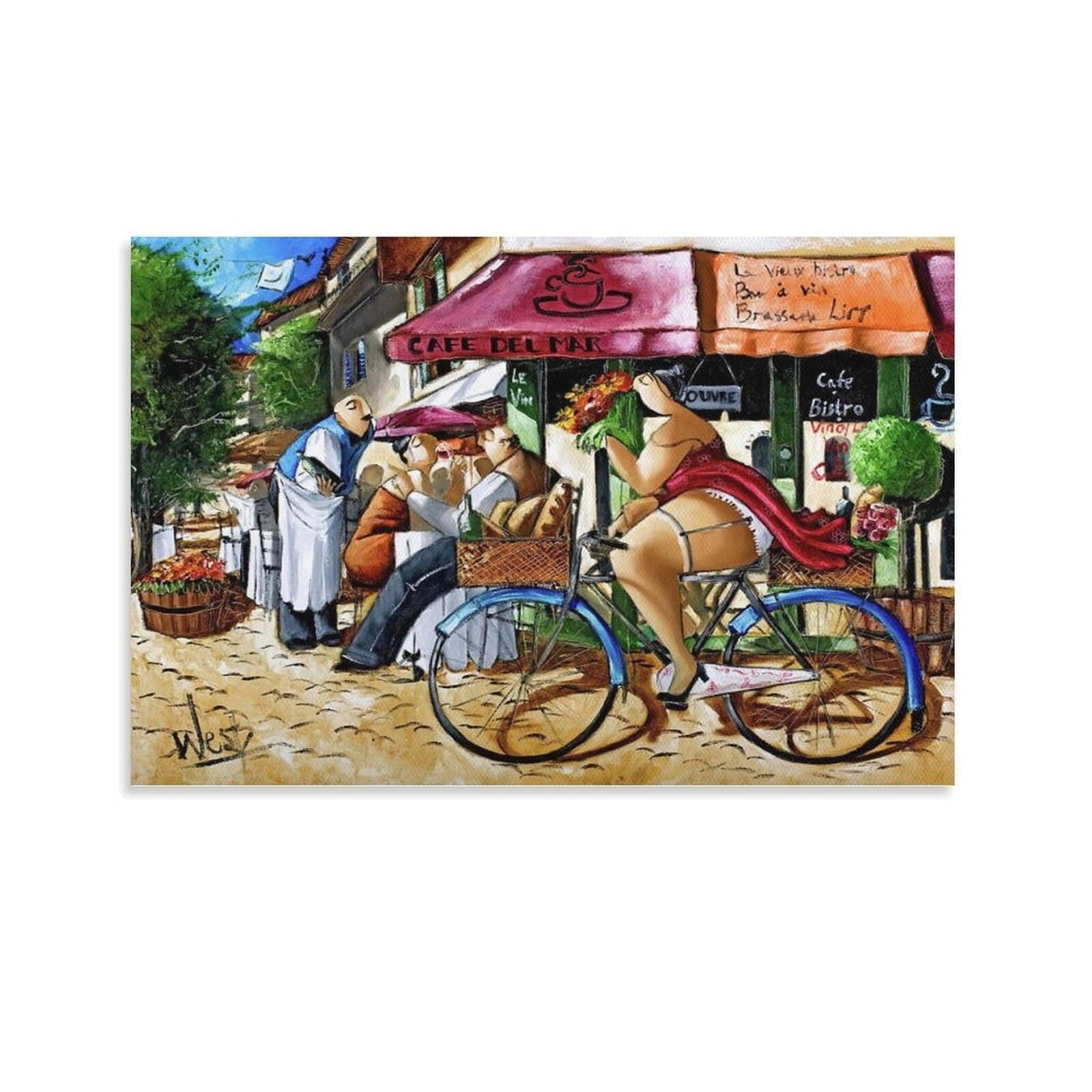 Ronald West Water Lunch Vintage Posters Canvas Wall Art Posters For ...