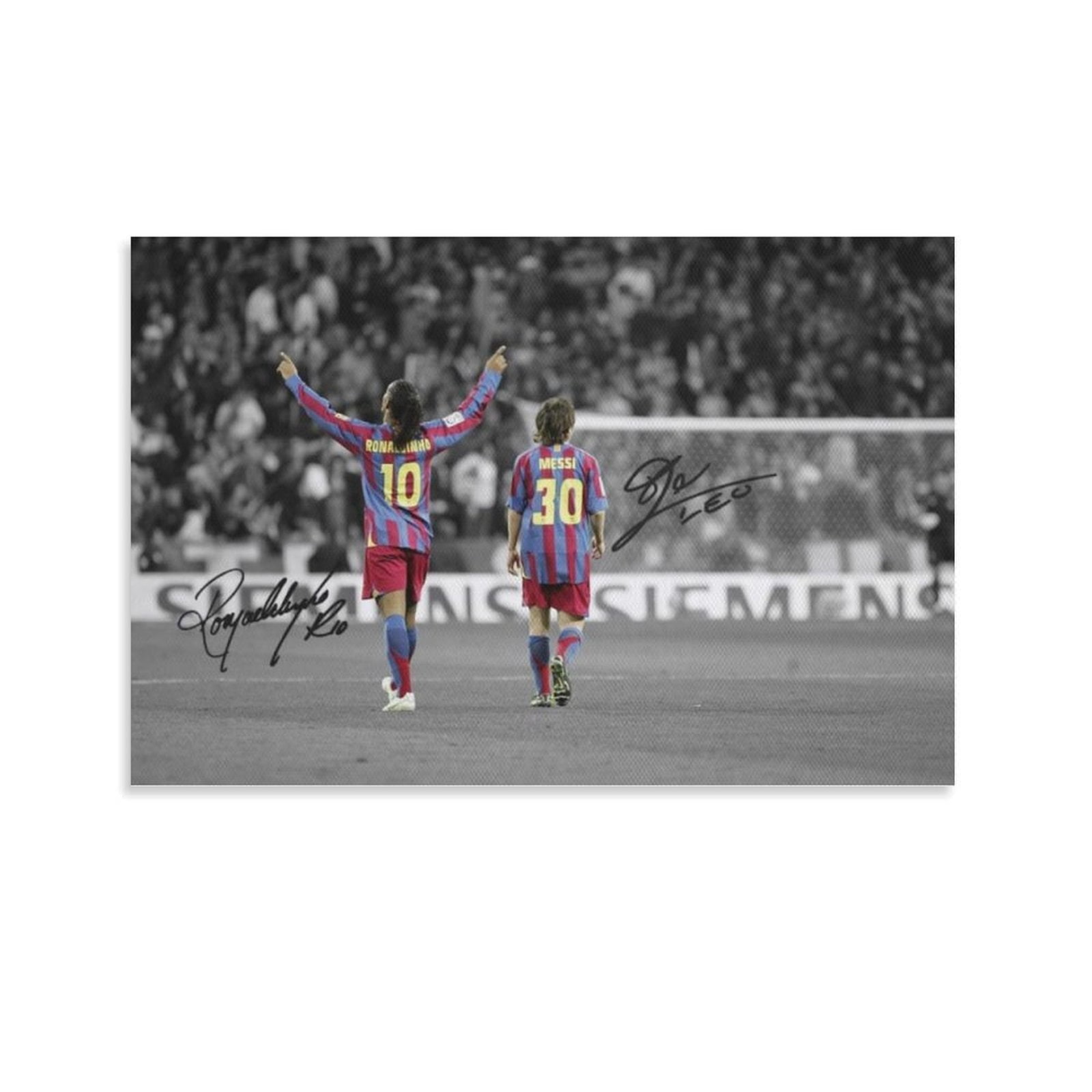 Ronaldinho Gaucho Poster Wall Art Poster Scroll Canvas Painting Picture ...