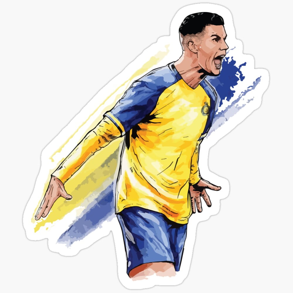 Ronaldo Al-Nassr 2022 Sticker Phone Decal Water Bottle Stickers Car ...