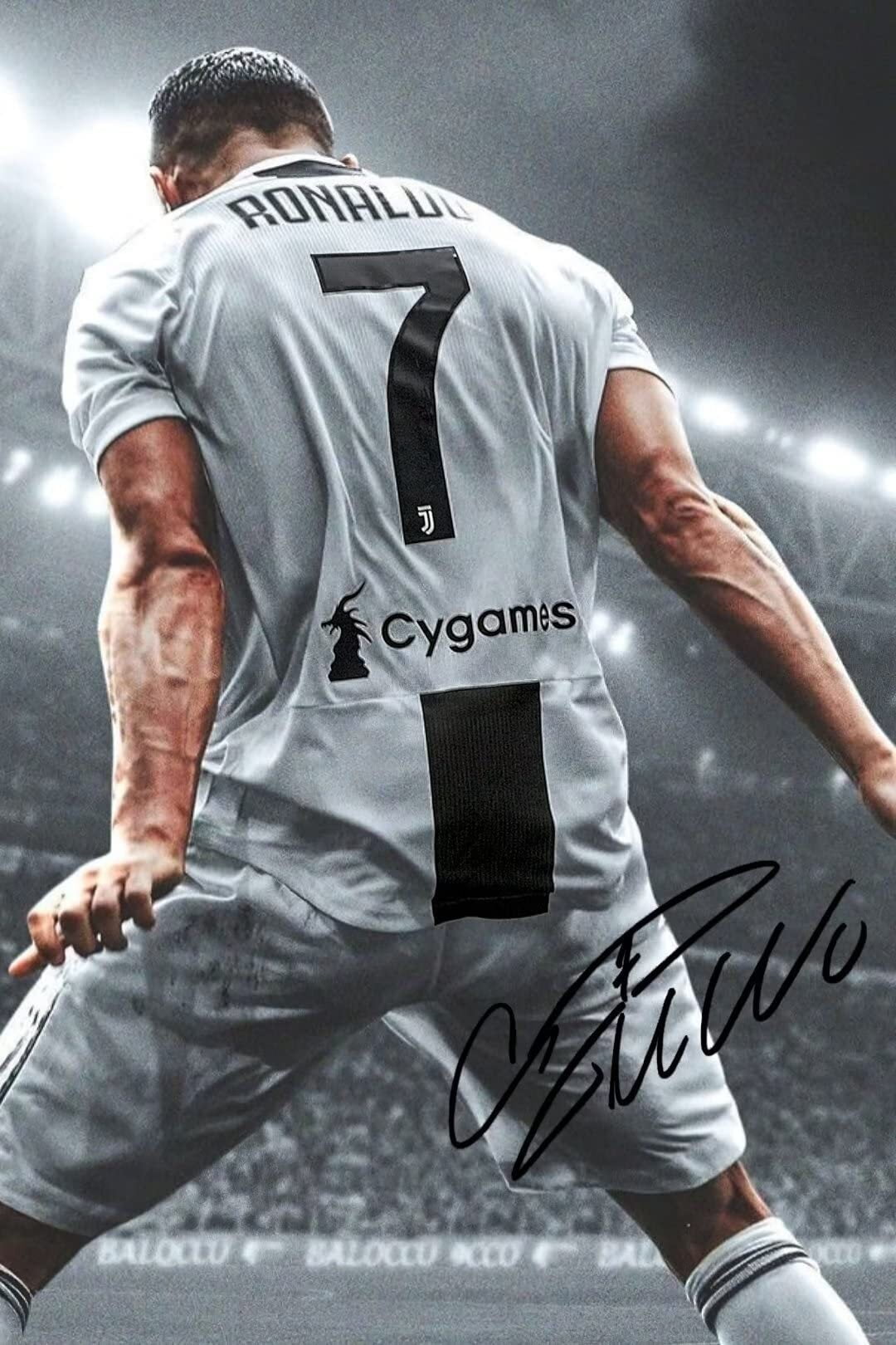 Ronaldo Poster Canvas Soccer Star For Boys Bedroom Walls Wall Poster ...