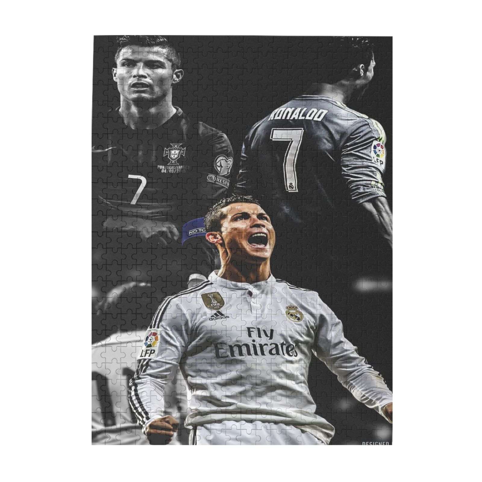 Ronaldo The Master Of Soccer Wooden Jigsaw Nature 500 PCS Puzzles Kids ...