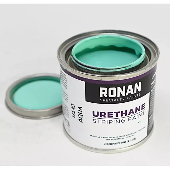 Ronan Specialty Paint Urethane Striping Paint 4 oz. Aqua - Walmart.com