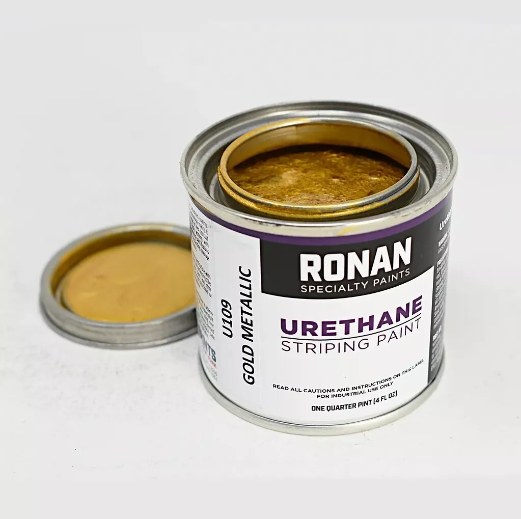 Ronan Specialty Paint Urethane Striping Paint 4 oz. Gold Metallic ...