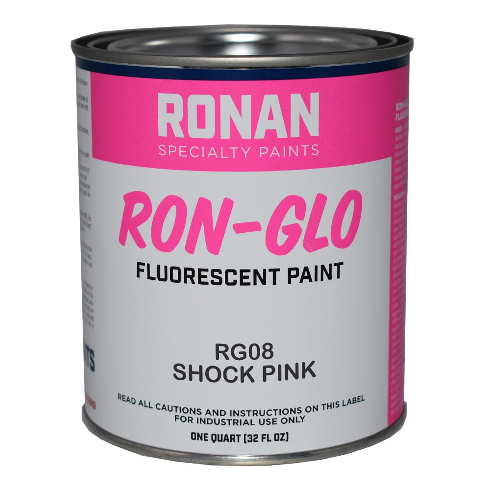 Ronan Specialty Paints, Ron-Glo Fluorescent Color, 1 Quart Can, Shock ...