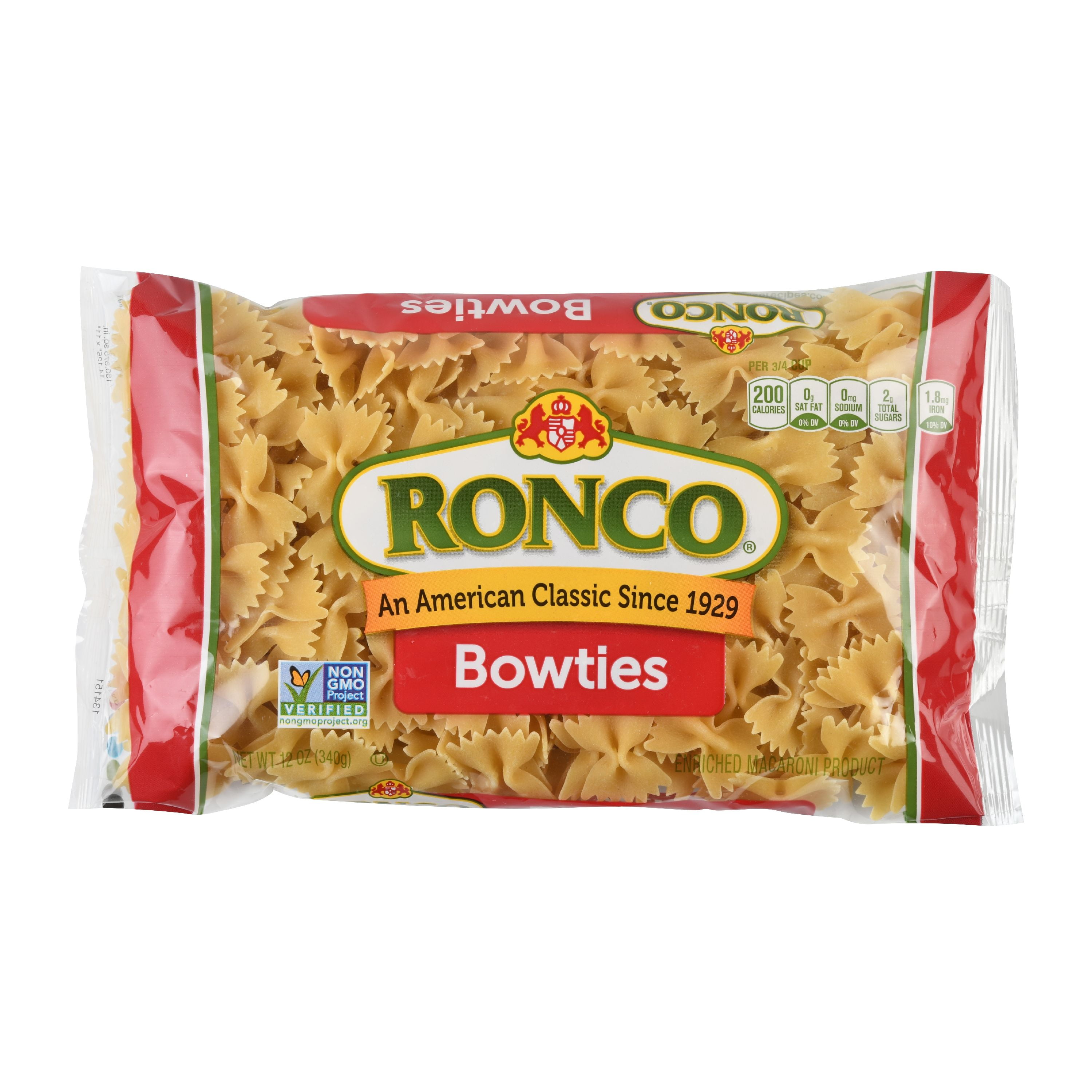 Ronco 12 oz Bowtie Pasta - Walmart.com