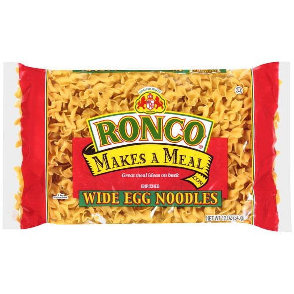 Ronco 12 oz Wide Egg Noodle Pasta - Walmart.com