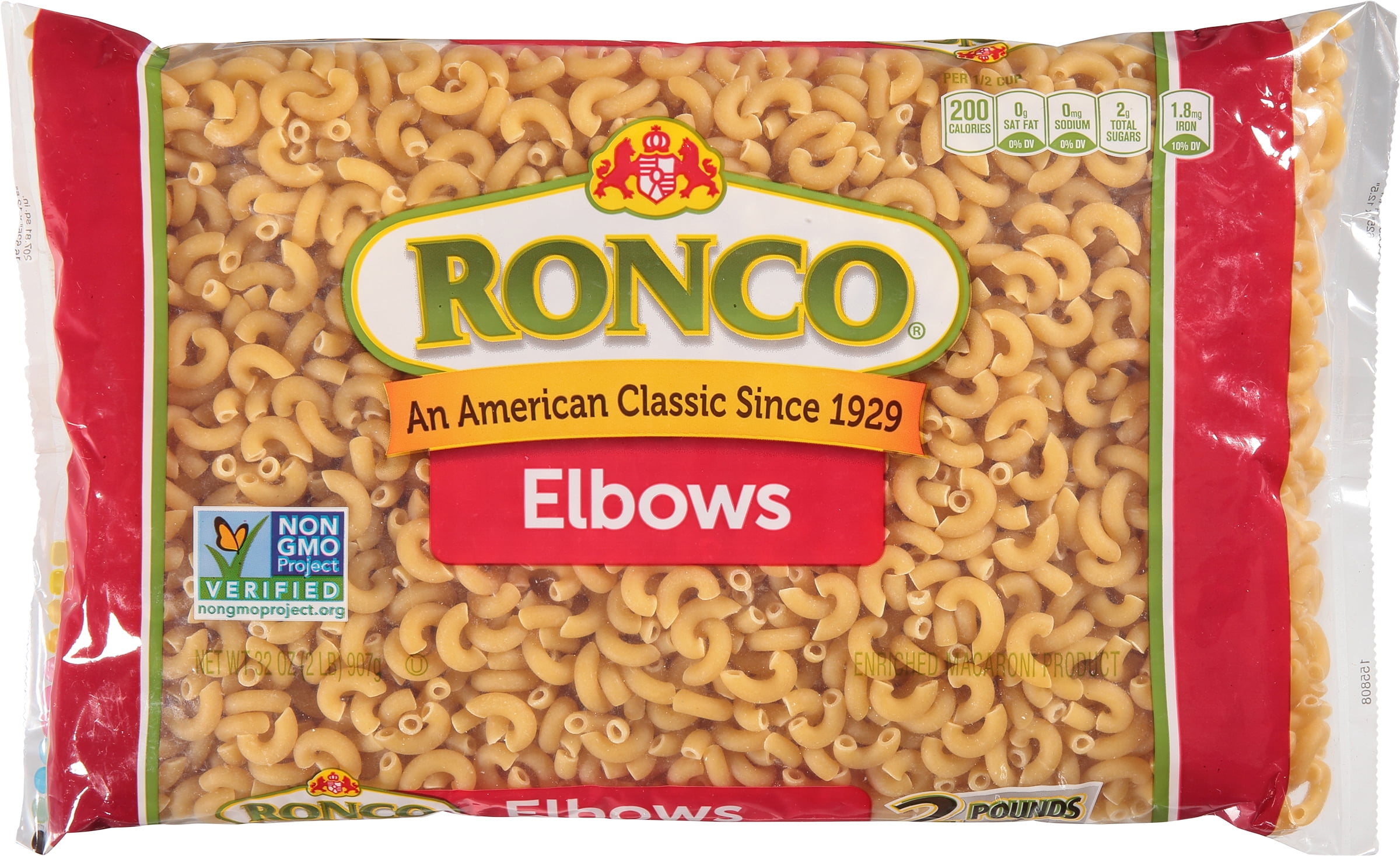 Ronco 32 oz Elbow Macaroni - Walmart.com