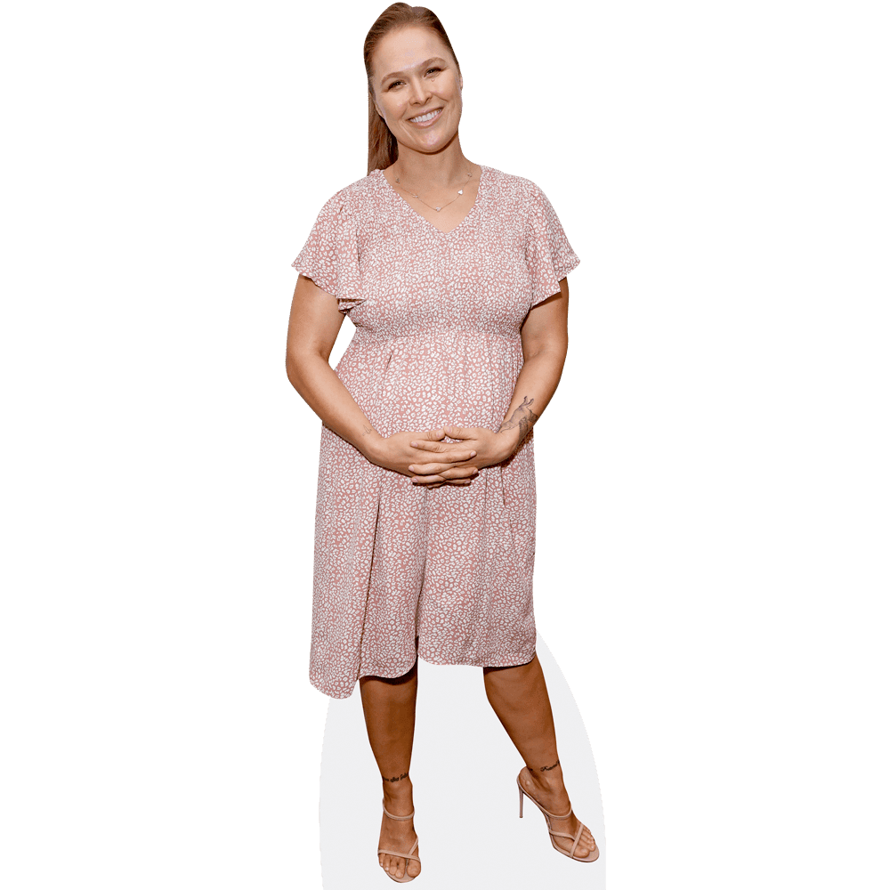 Ronda Rousey (Pink Dress) Mini Size Cutout. Standee. - Walmart.com