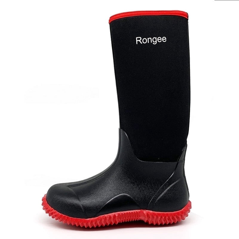 Rongee Womens Rubber Boots Waterproof Outdoor Garden Shoes Insulated (8 ...