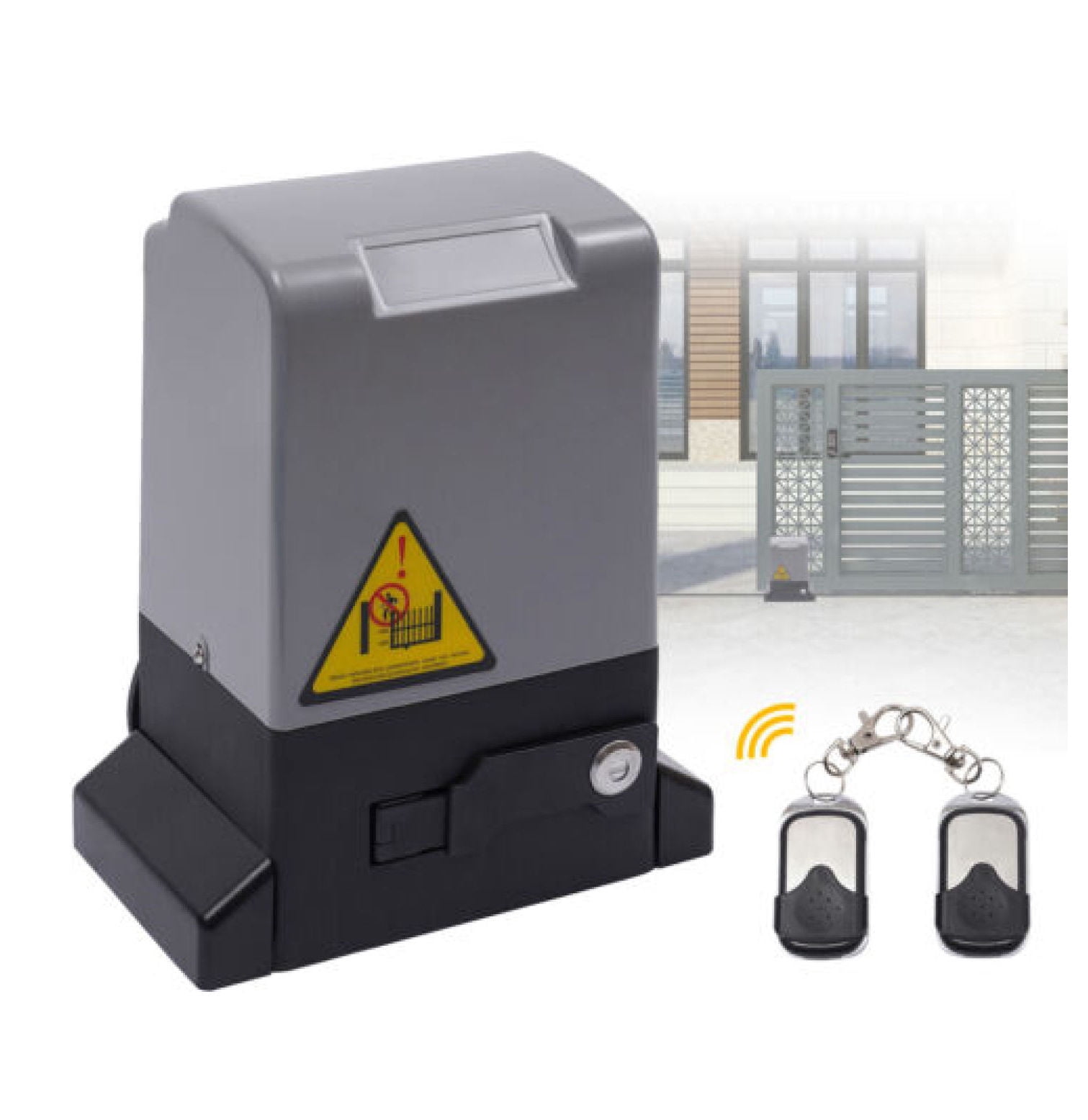 Rongfun Automatic Sliding Gate Opener Electric Rolling Driveway Gate ...