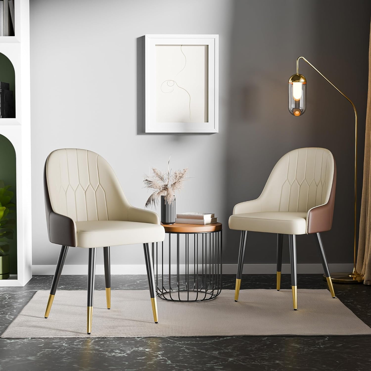 Rongfun Dining Chairs Set of 2 Mid-Century Modern Dining Chairs ...