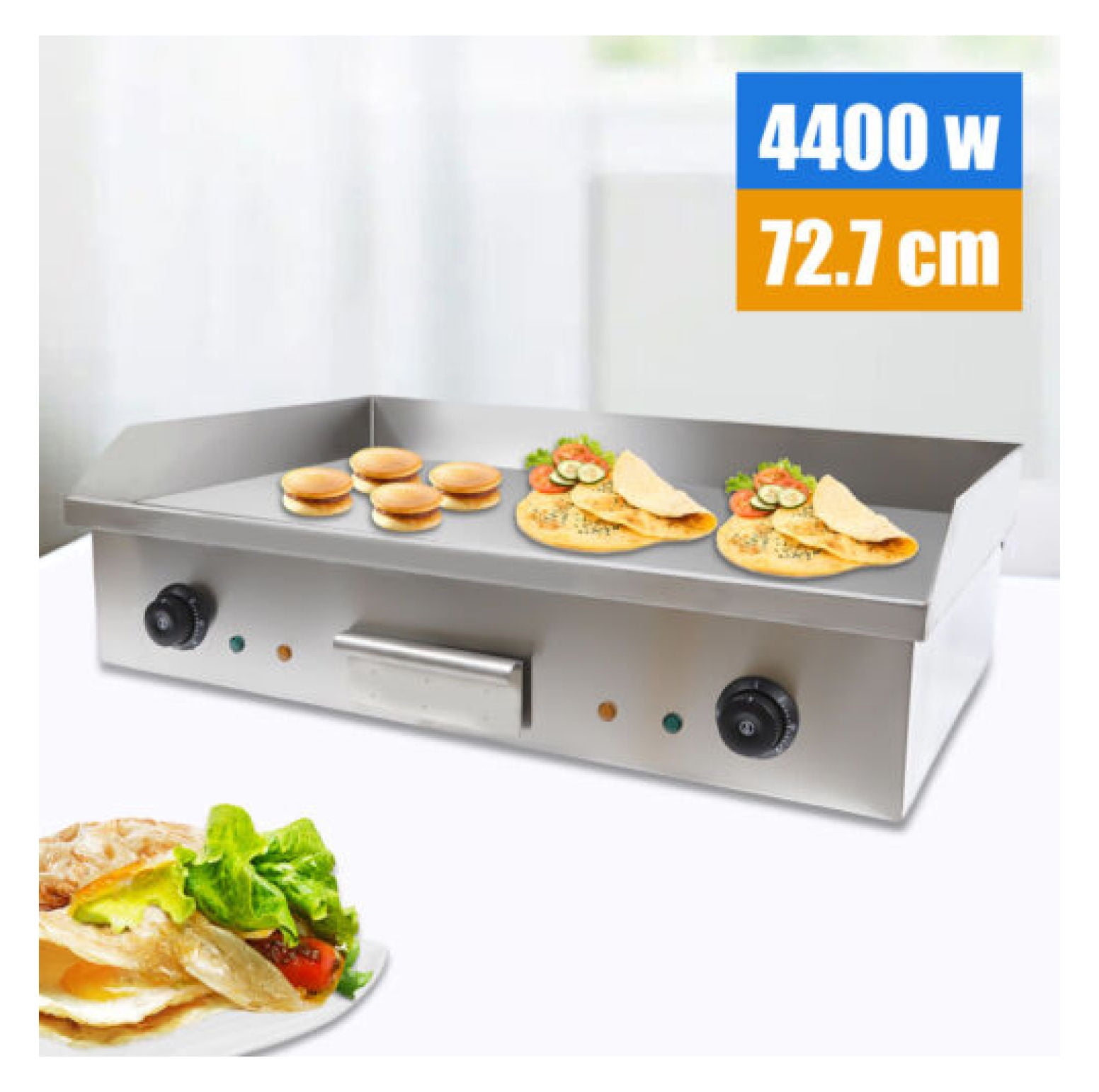 Rongfun 3kw 29" Electric Countertop Griddle Flat Top Grill BBQ Hot ...