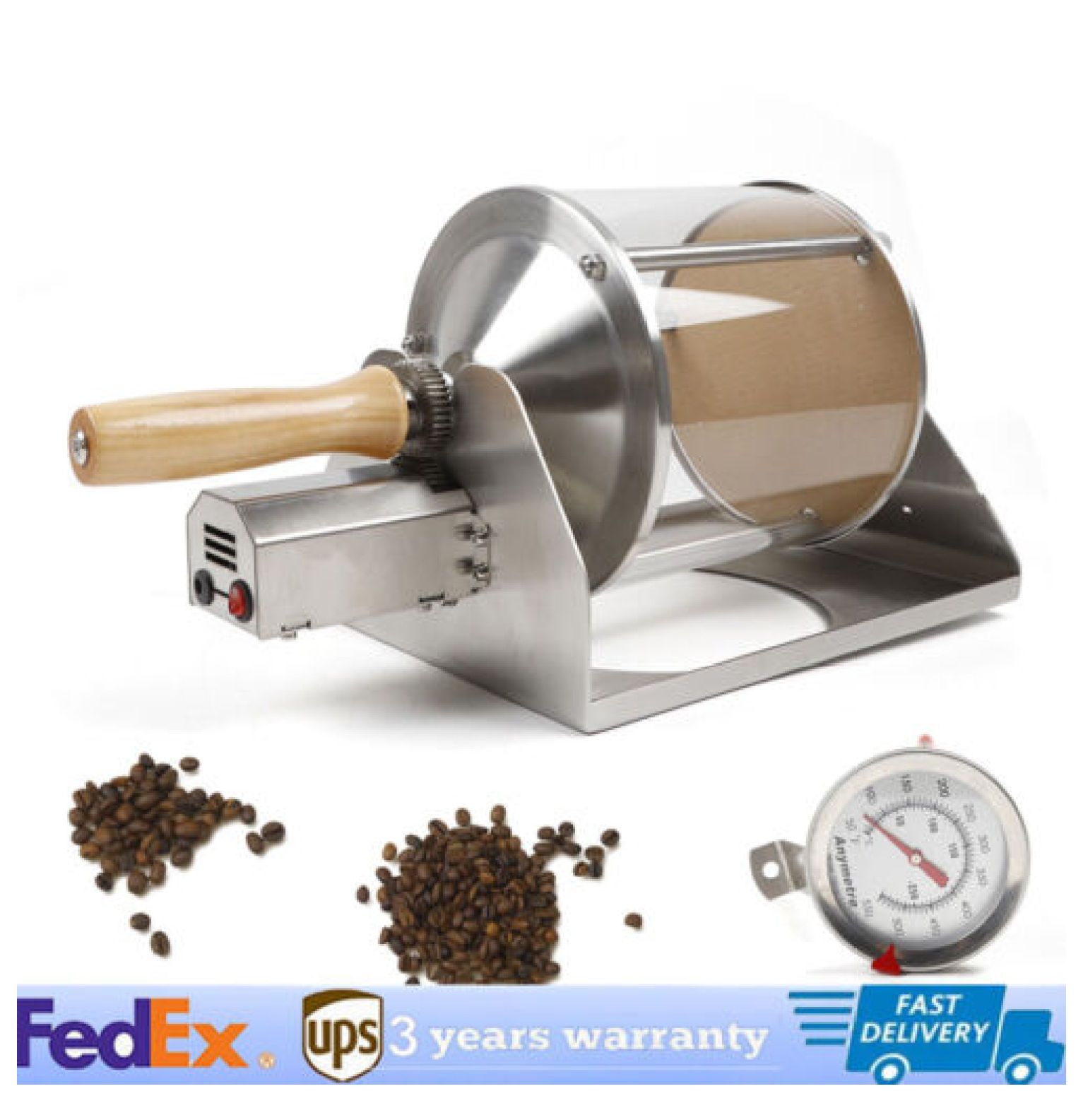 Rongfun KAKA- Gas Burner Home Coffee Beans Roaster Roasting Machine w ...