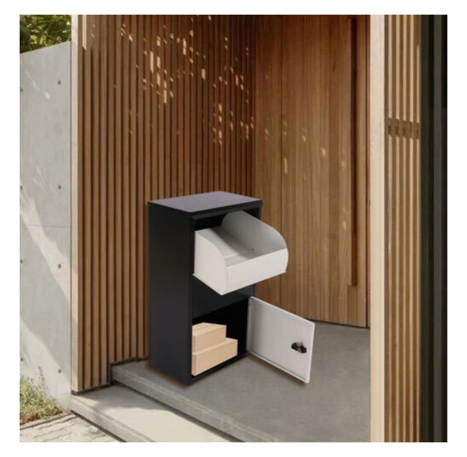 Rongfun Parcel Post Drop Box Steel Outdoor Lockable Letter Mail Box ...