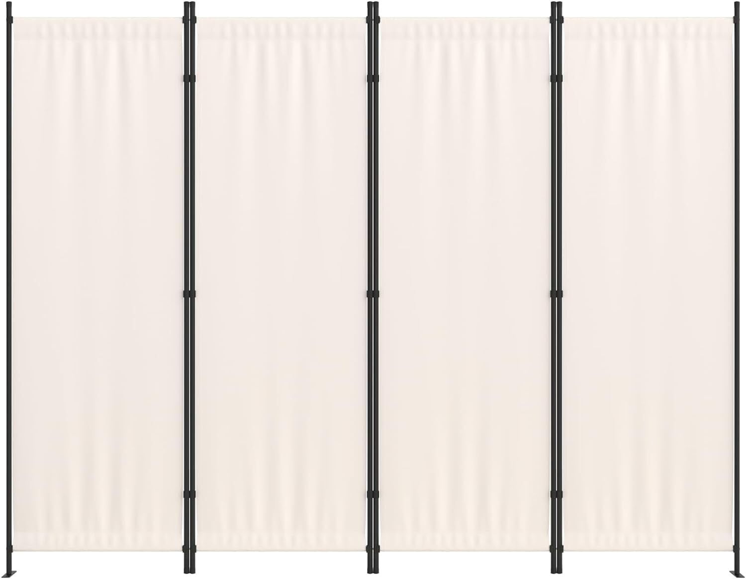 Rongfun Room Divider, Folding Privacy Screens, 4 Panel Room Partitions ...