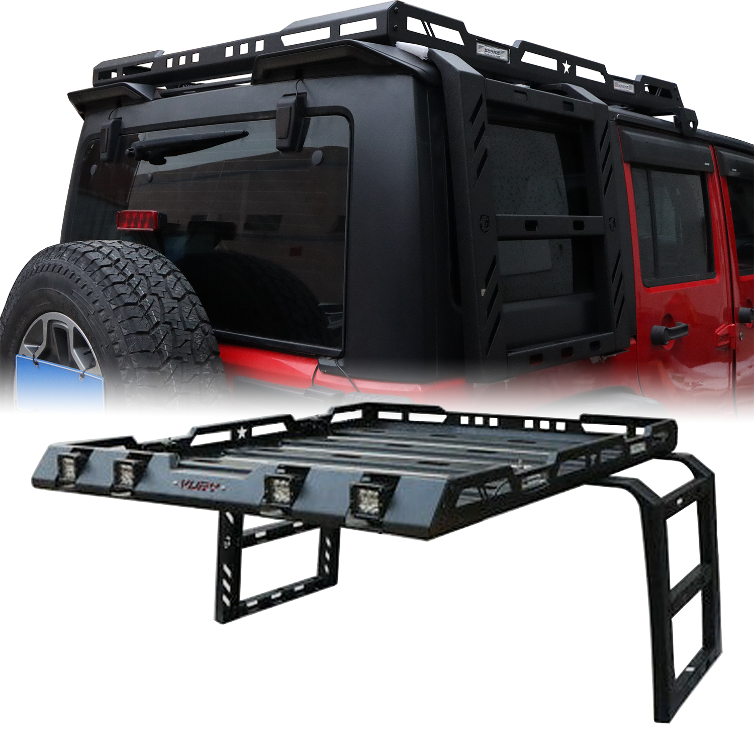 Elevate Outdoor T-RACK-DLX T-Rack Kayak & Canoe Roof Carrier Rack ...