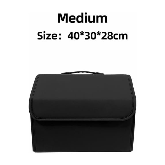Rongqi Storage Box PU Leather Multipurpose Collapsible Car Trunk ...