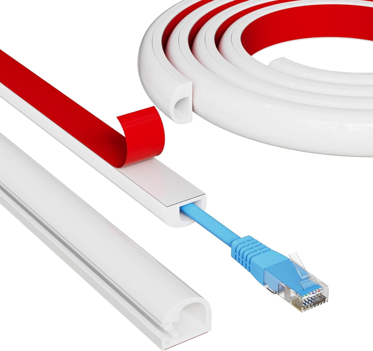 Rongsi 39" Side Open One Cord Hider for Wall Mounted Tv,Extension Cable ...