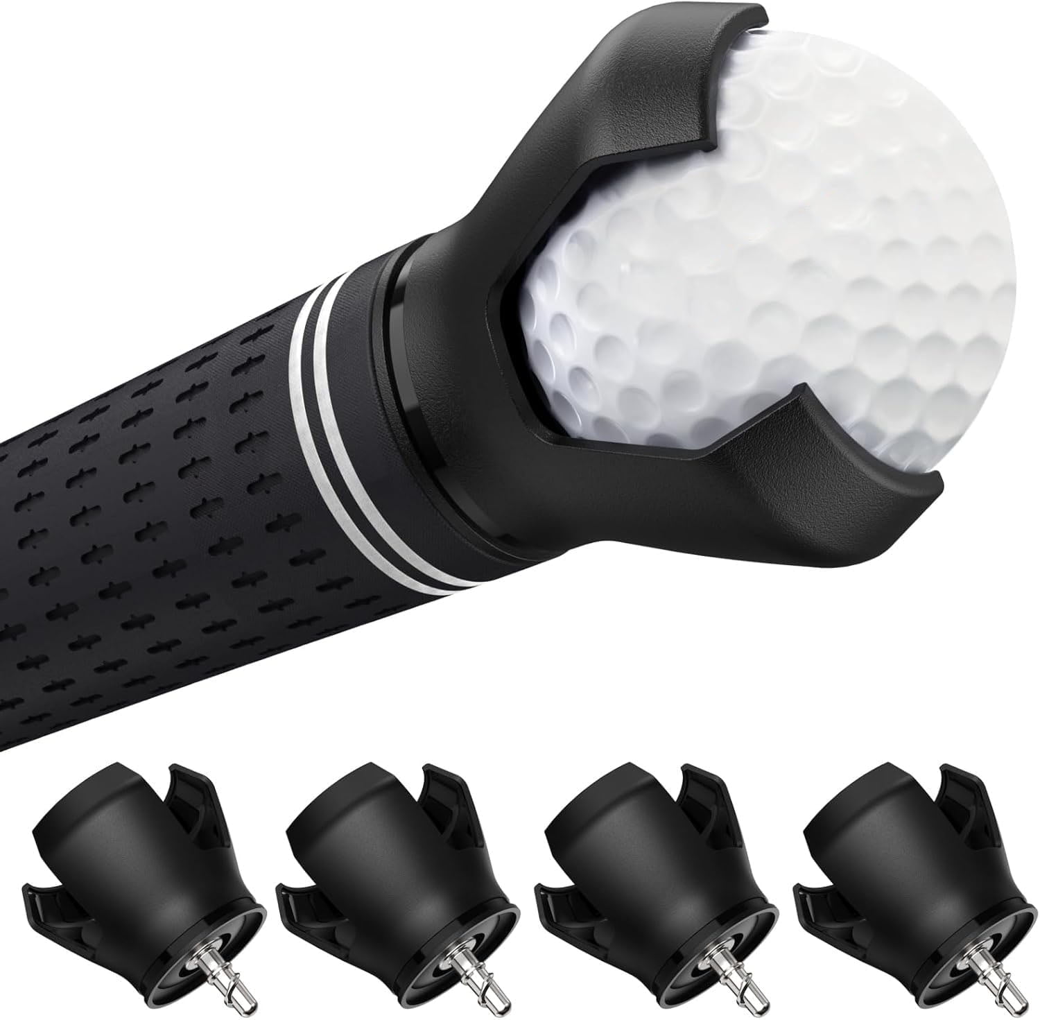 Rongsi Premium Golf Ball Retriever, 4PCS Durable Golf Ball Grabber and ...