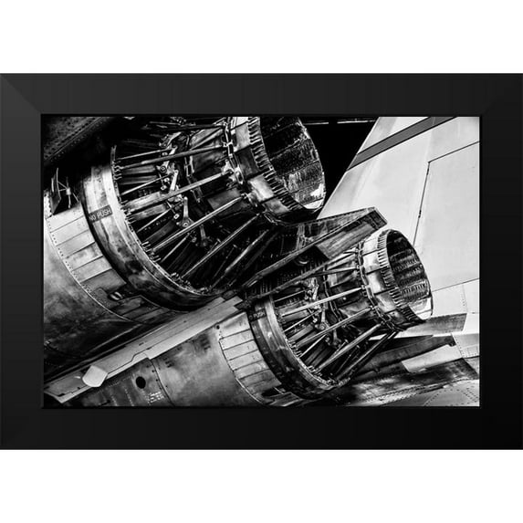 Ronin 14x11 Black Modern Framed Museum Art Print Titled - Dual Jet ...