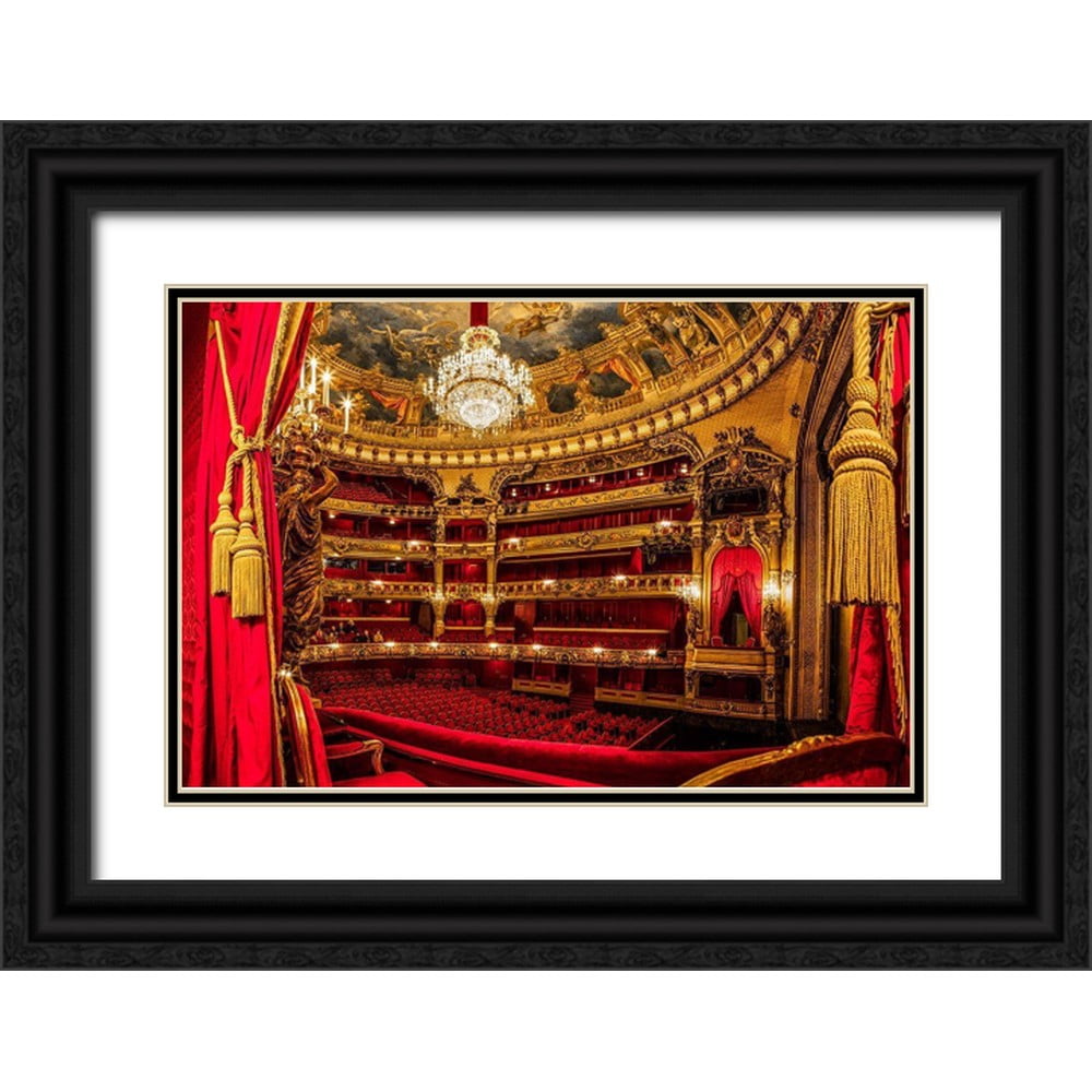 Ronin 14x11 Black Ornate Wood Framed with Double Matting Museum Art ...