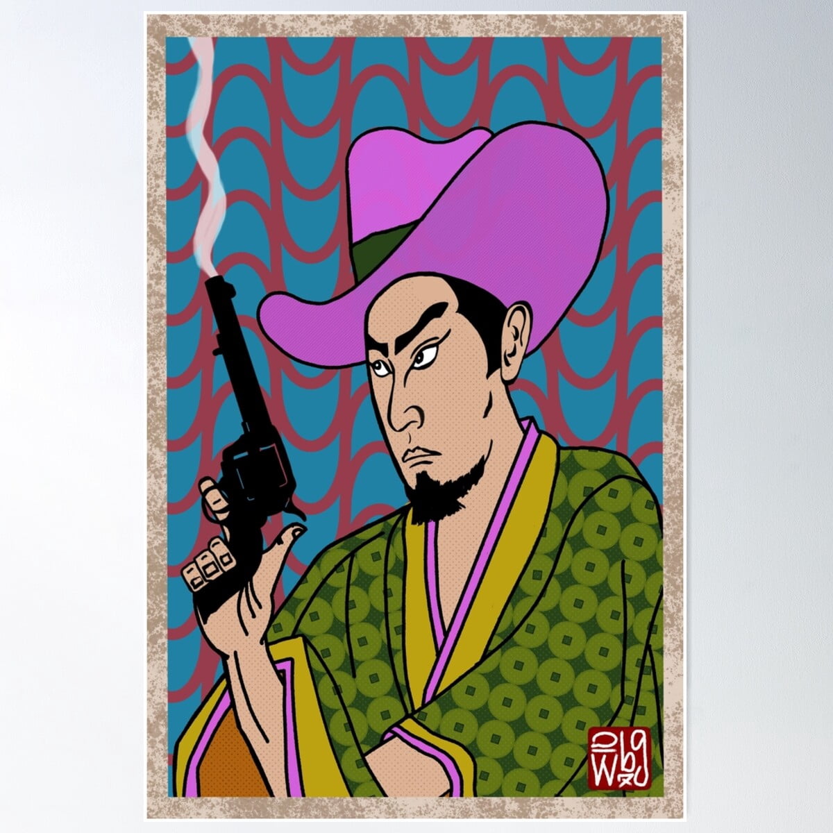 Ronin Alpha Nine (Ronin Cowboy) Poster Wall Art, Modern Wall Decor For ...