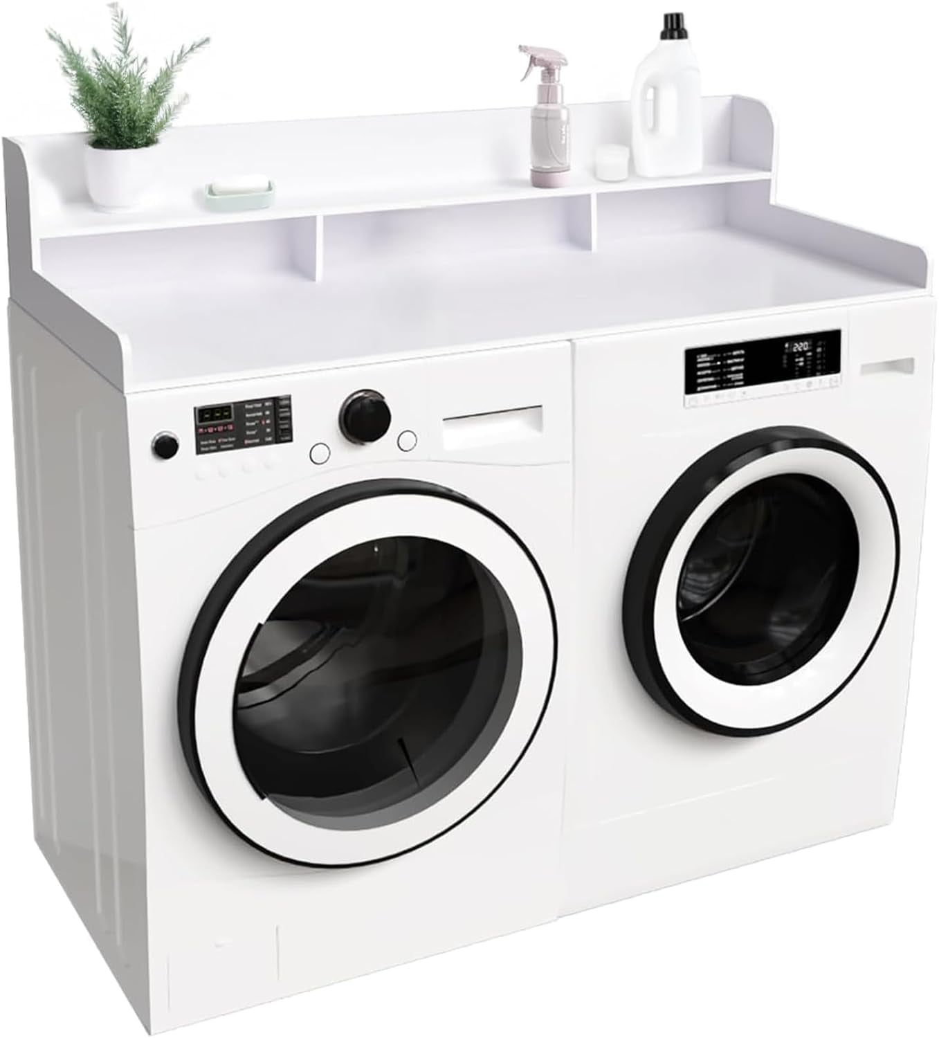 Roninkier Washer Dryer Countertop, Laundry Shelf Topper, 54" Width x 27 ...