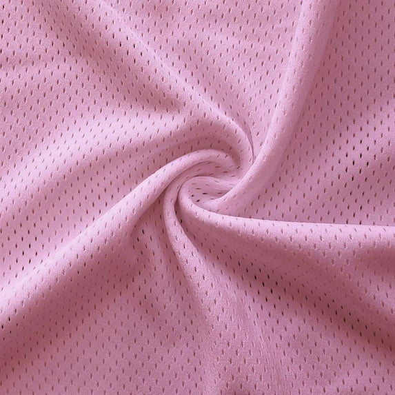 Ronit Textile Baby Pink Athletic Heavy Pro Mesh Jersey (By The Yard ...